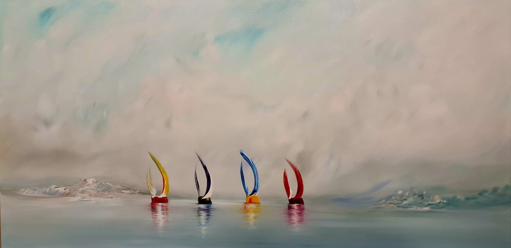 Sailing to west | helloart