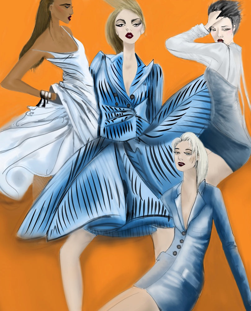 Blue Couture | helloart
