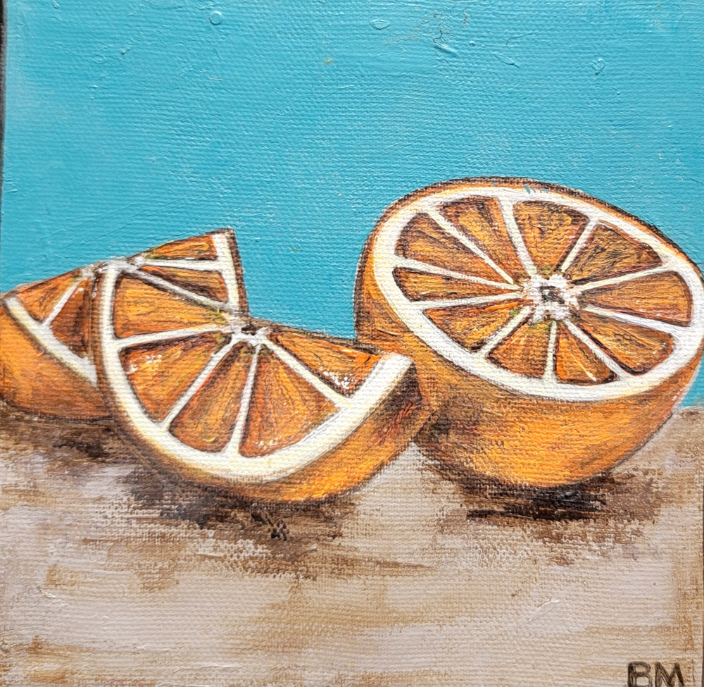 Orange Slice #2 | helloart