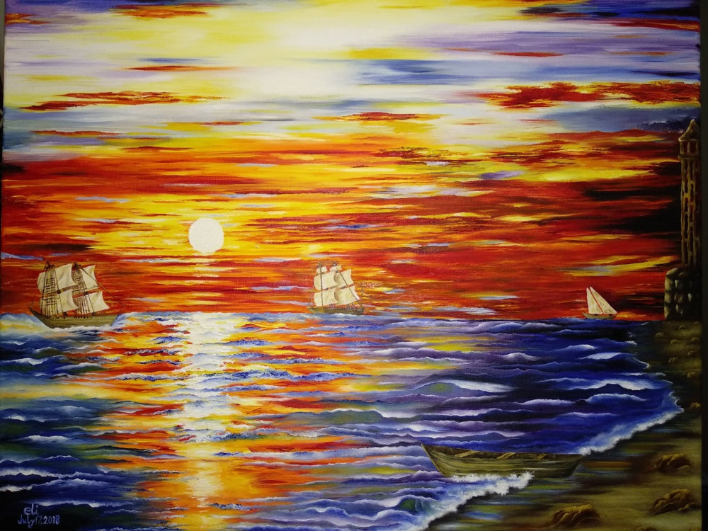 Sunset magic | helloart