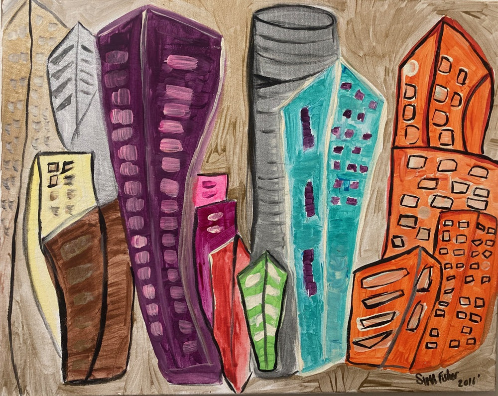 Crooked City Scapes | helloart