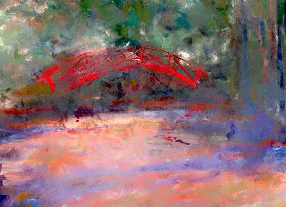 The Red Bridge | helloart