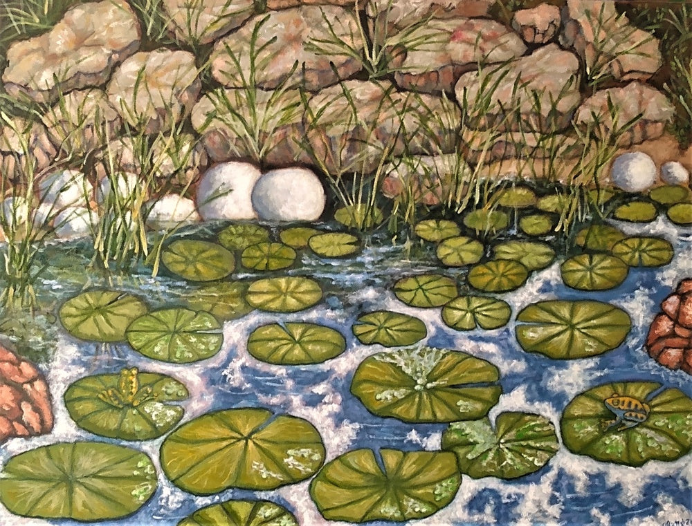 Lilly Pads (French River) - 2020 | helloart