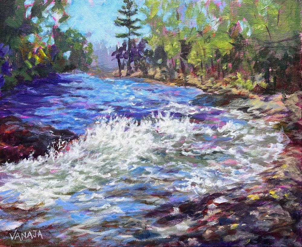 Gull River-West (Plein Air) | helloart