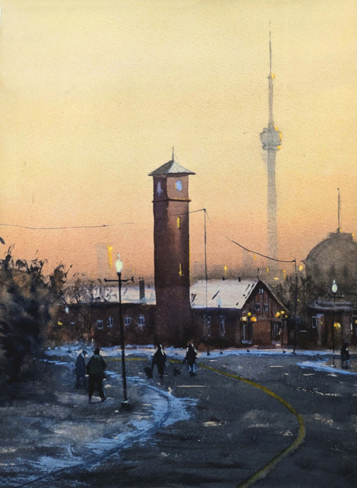 Hazy Winter Morning | helloart