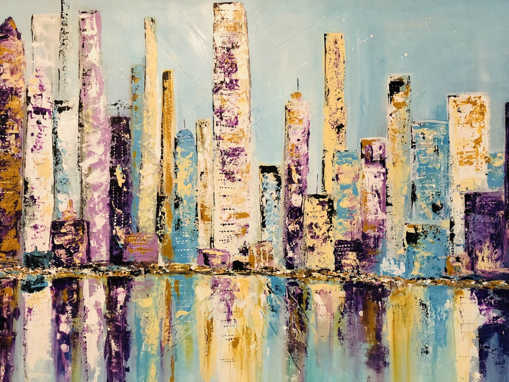 Big Blue City | helloart