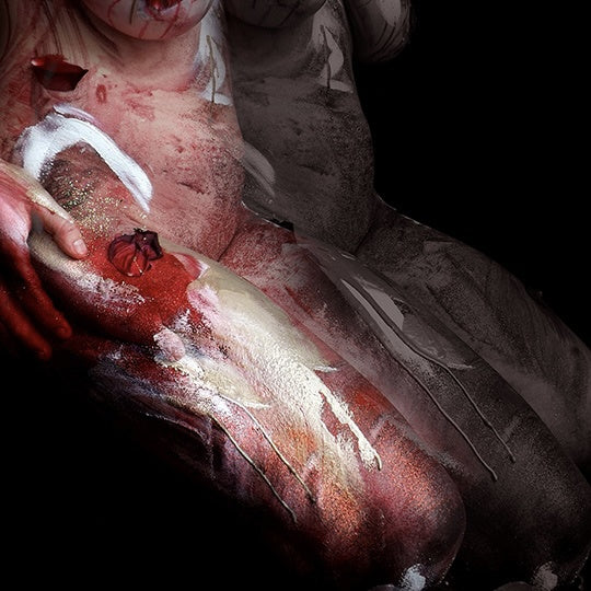 “Rebirth (Red 3)” Skin as Canvas Series | helloart