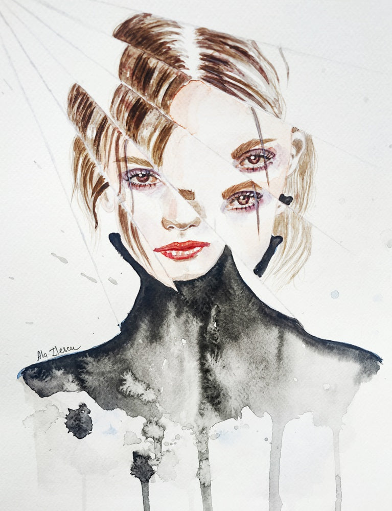 Her mind is a kaleidoscopic madness | helloart