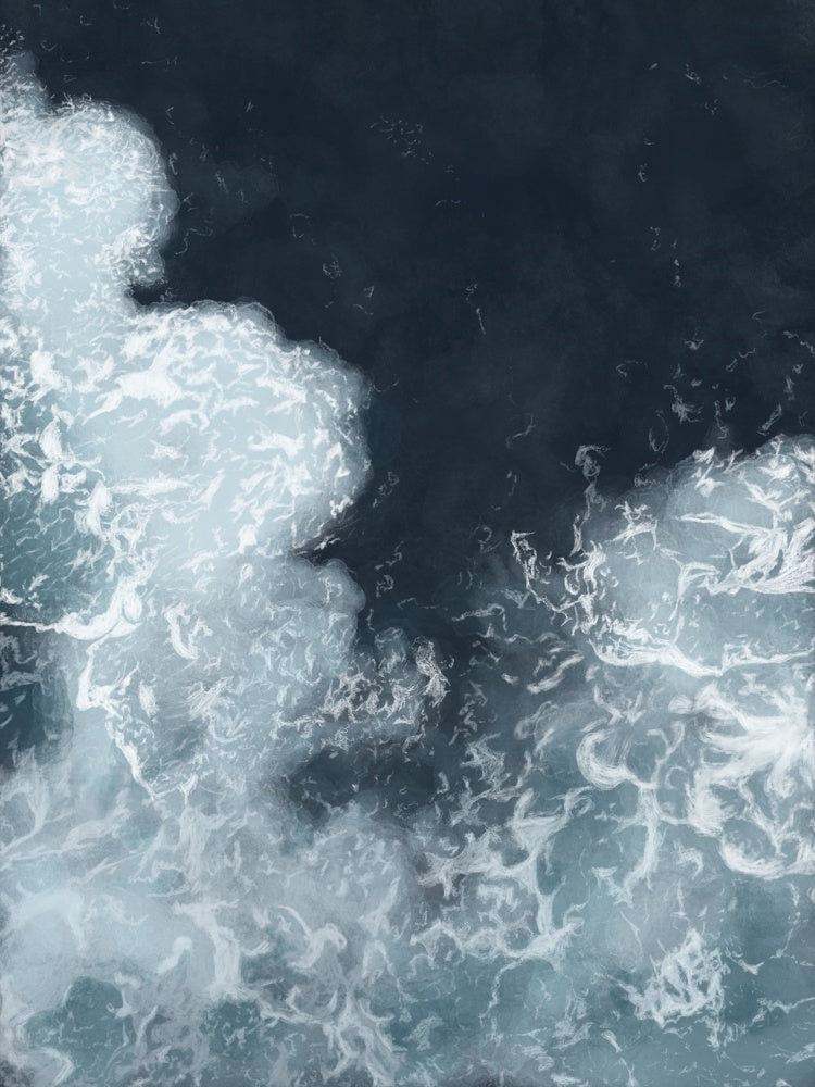 Echoes Beneath the Surge | helloart