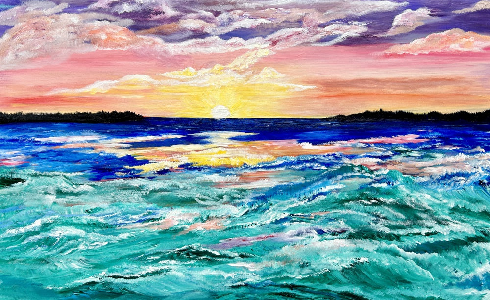 Crashing waves | helloart