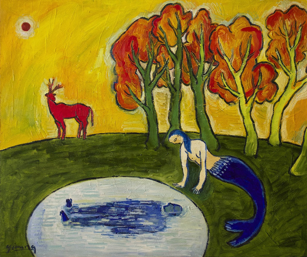 Mermaid Away From Her Ocean And Her Lover | helloart