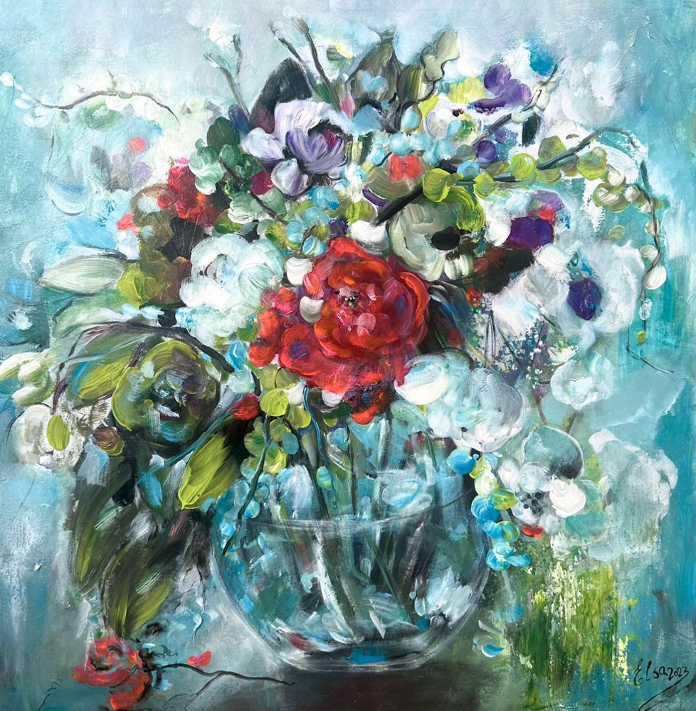 The Green Blooms | helloart