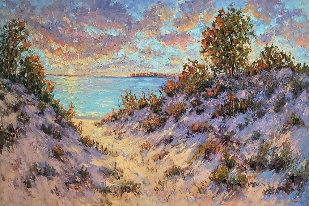Sunset on Pinery Beach | helloart