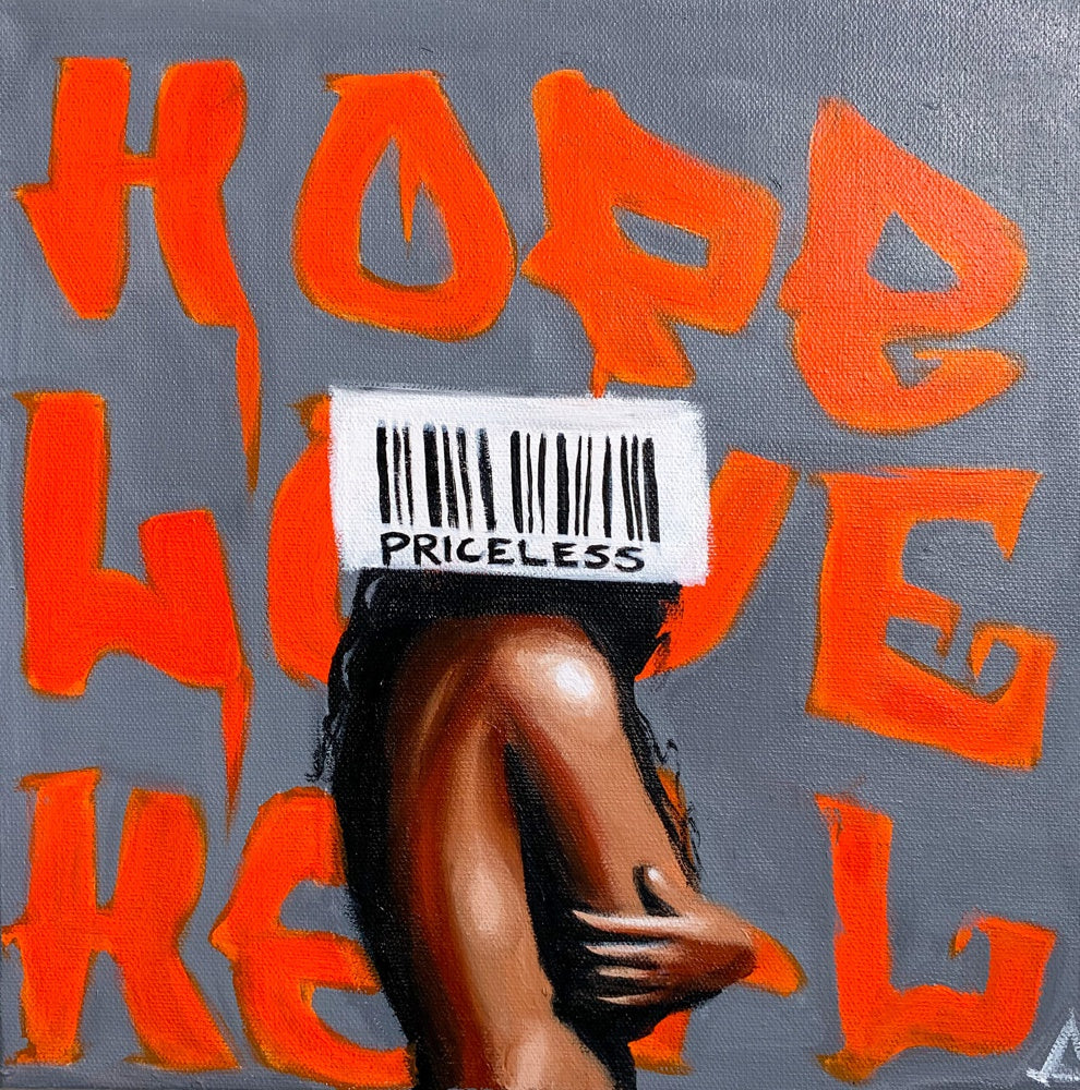 You’re The Prize (Grey Background) | helloart