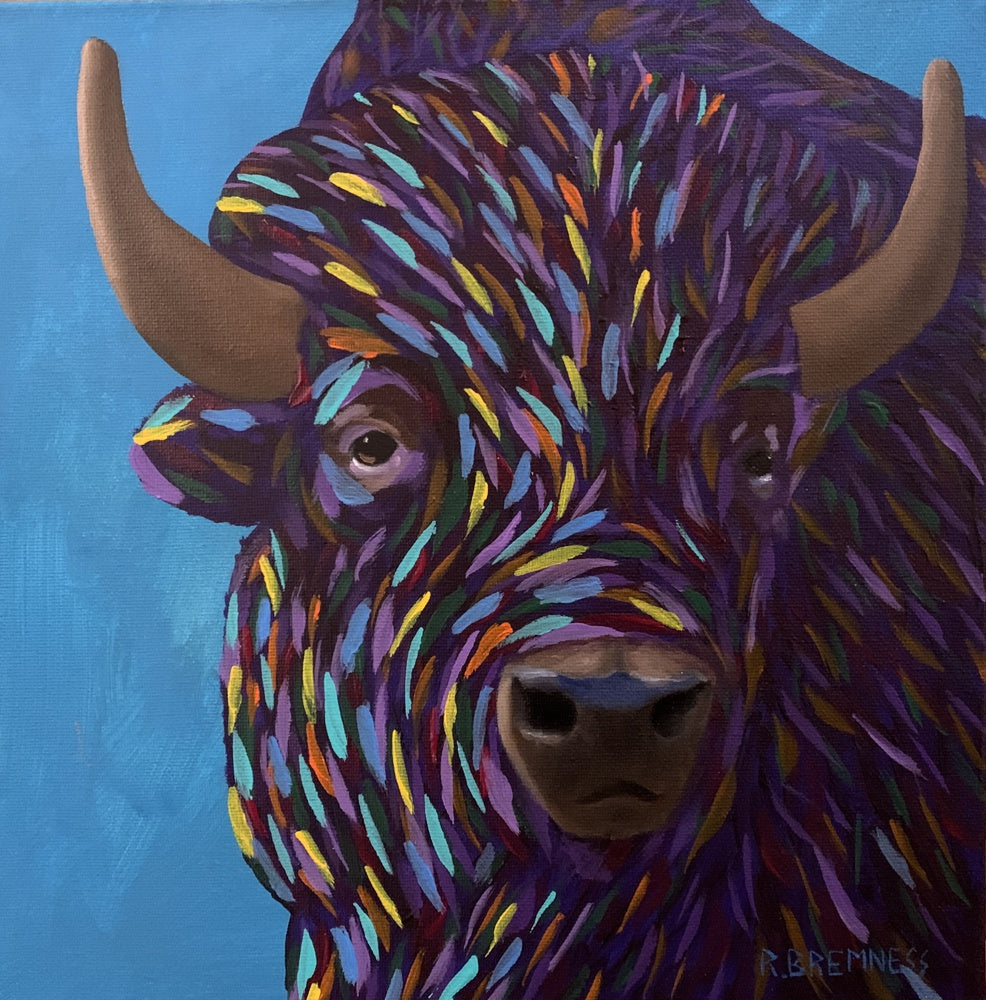 Bison King | helloart