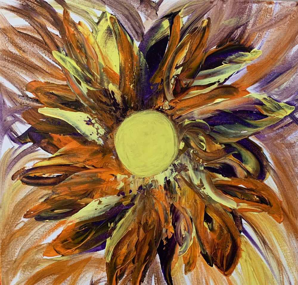 Contrasting Bloom | helloart