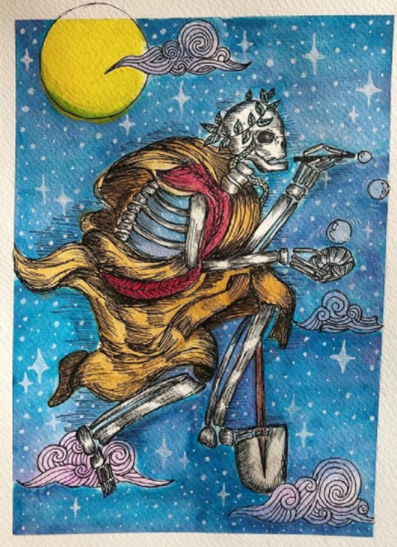 Death Blowing Bubbles | helloart