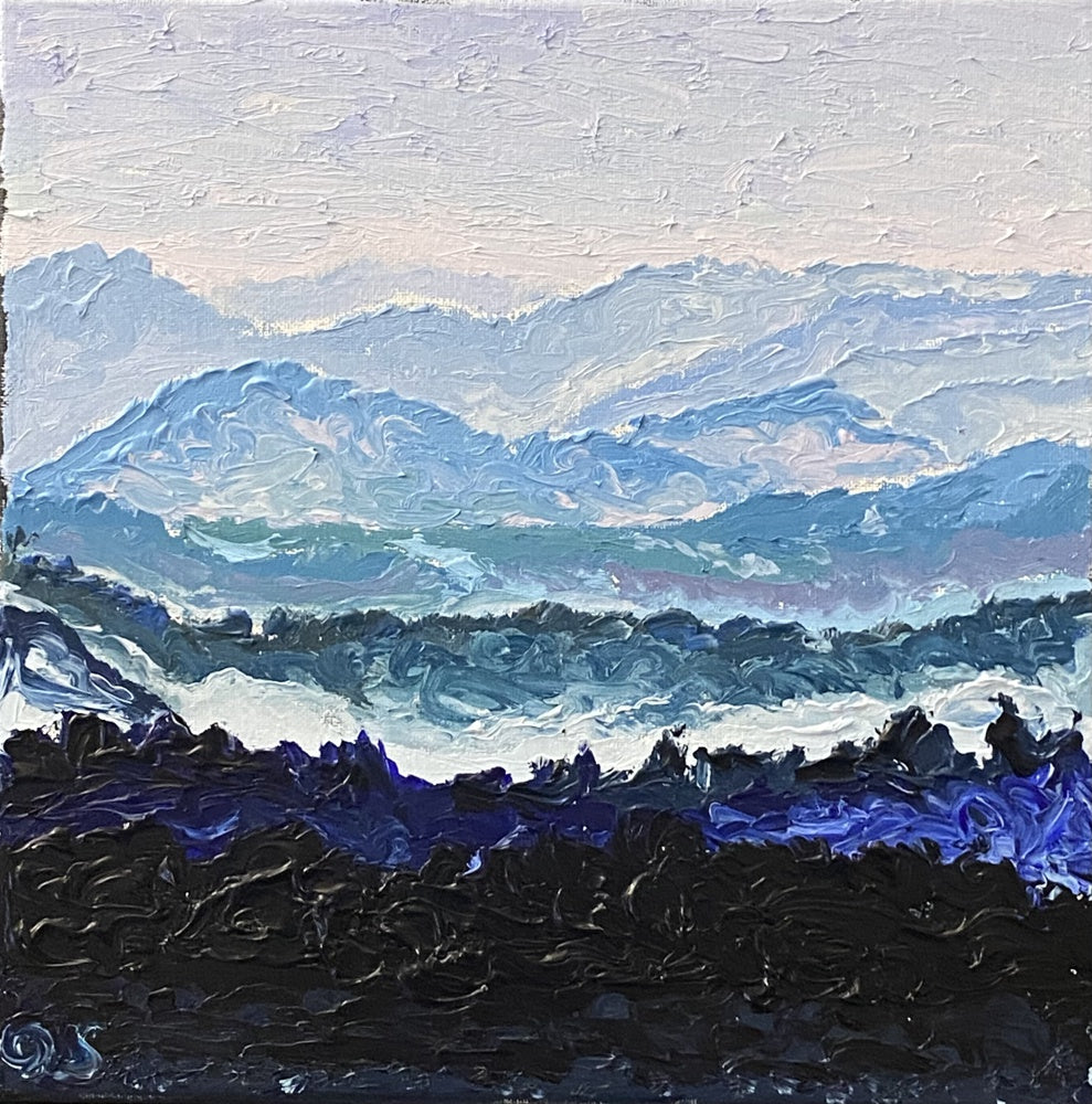 Misty mountains | helloart