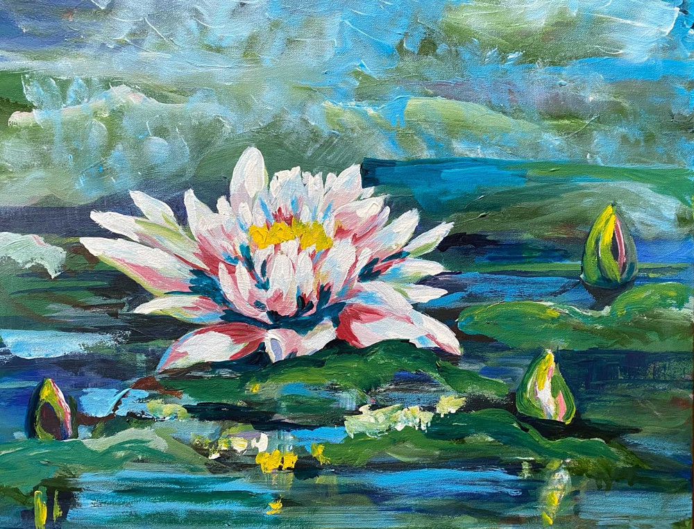 water lily 2 - emergence | helloart