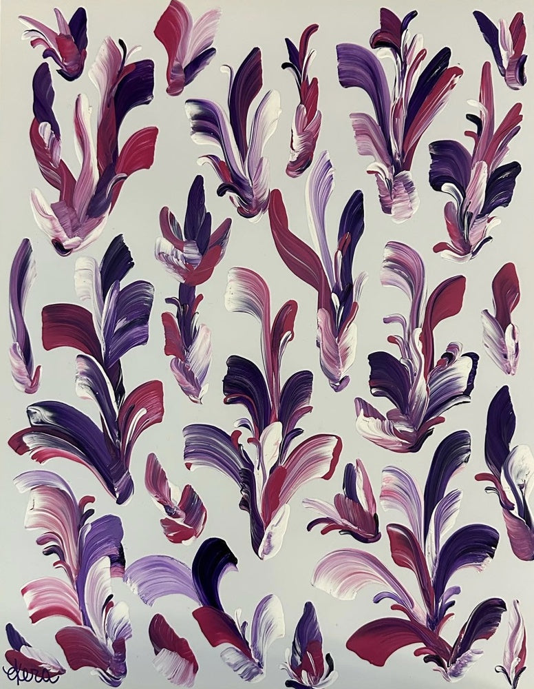 Purple Buds | helloart