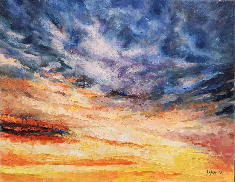 Sunsets lights | helloart