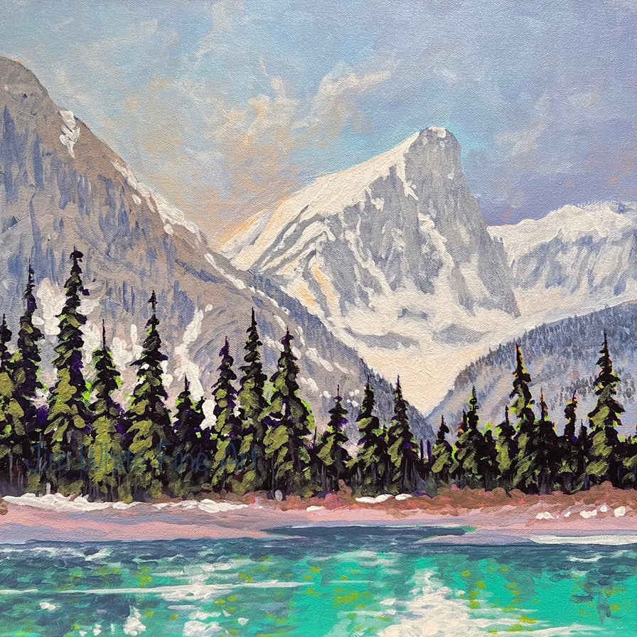 Chilling at Kananaskis Lake | helloart