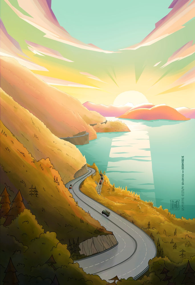 Sunrise at Sea To Sky | helloart