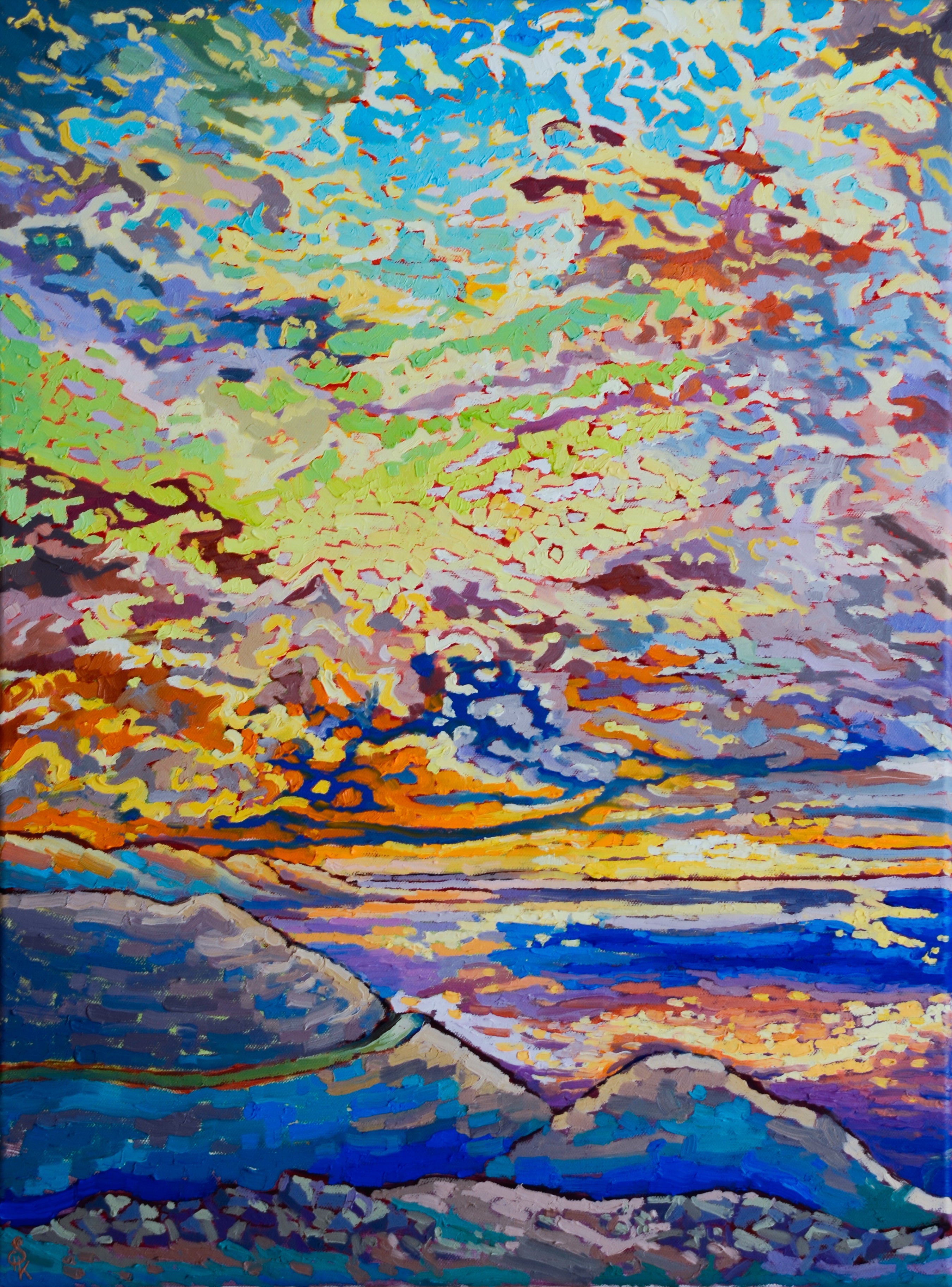 Skyline Sunset | helloart