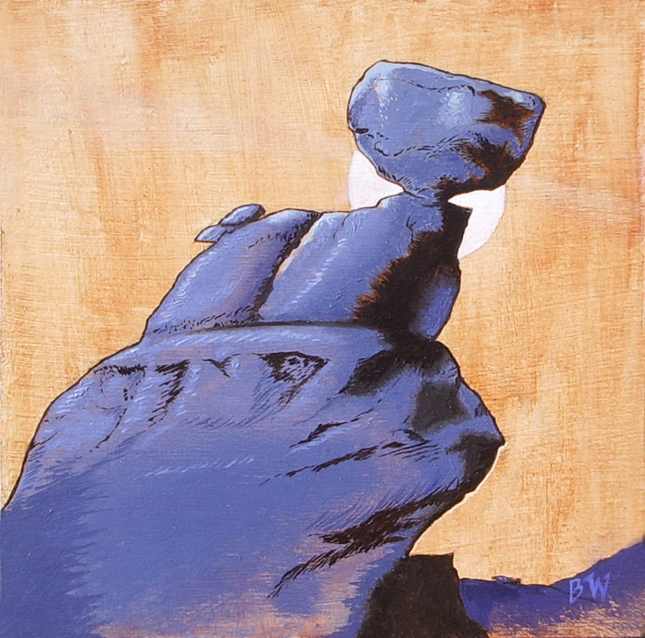 Blue Rock Mountain | helloart