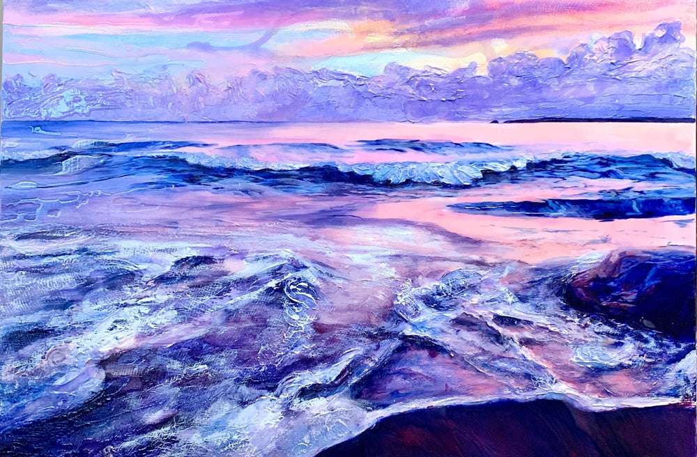 Violet Waves | helloart