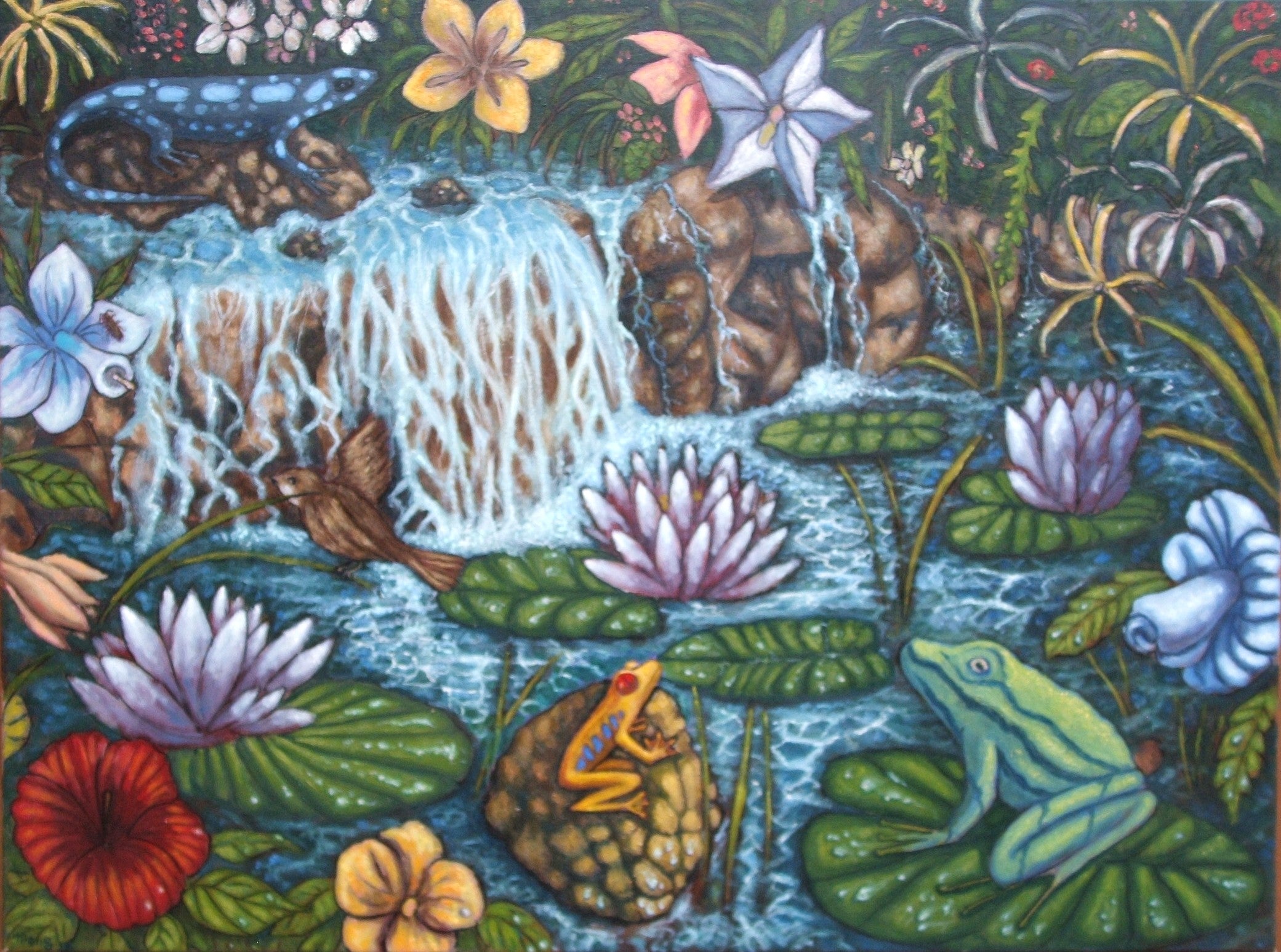 Frog Pond | helloart