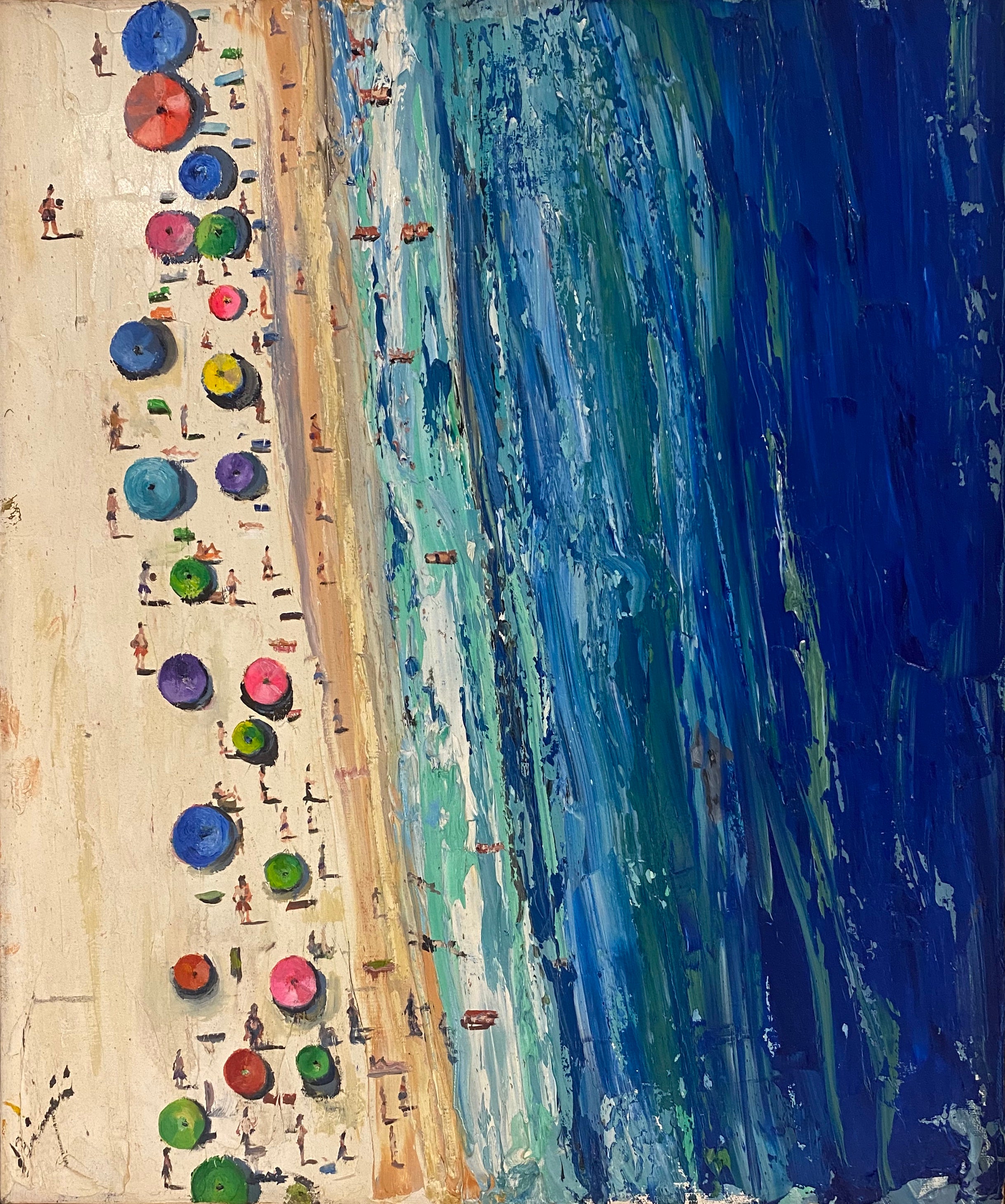 On the beach | helloart
