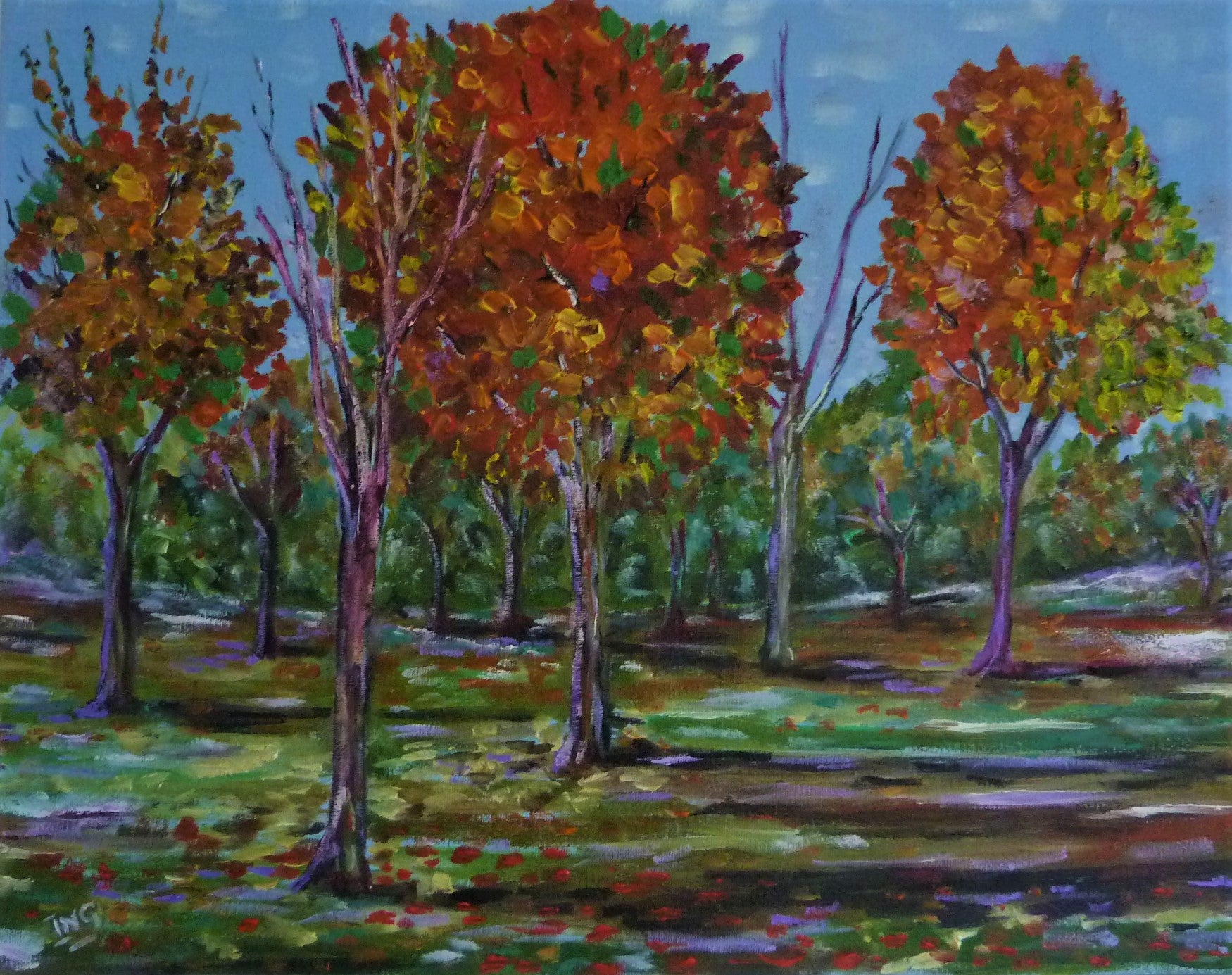 Fallen leaves | helloart