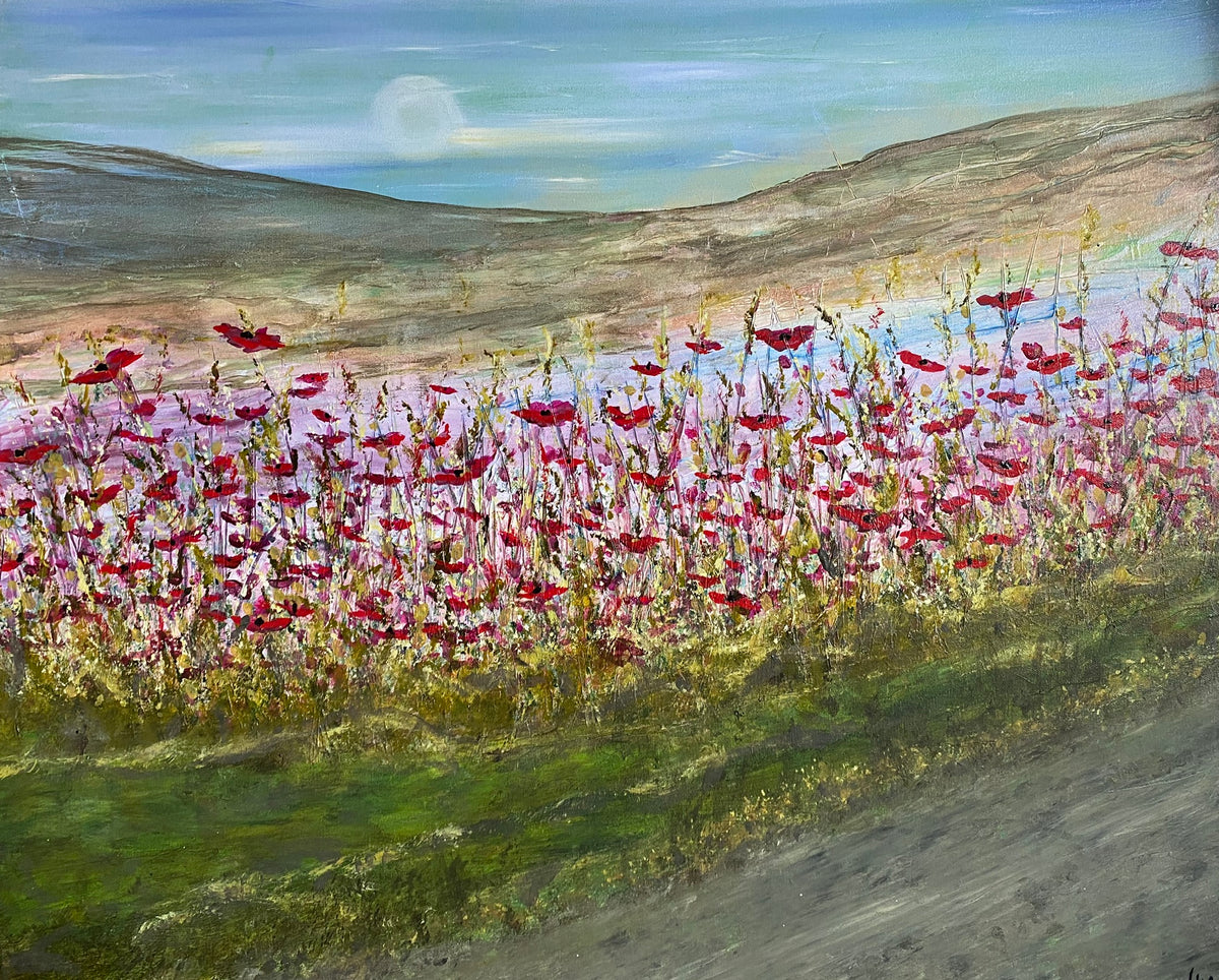 Poppy fields | helloart