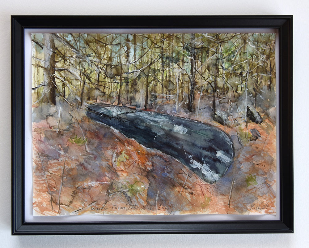 Wooden Canoe, Theodolite Lake | helloart