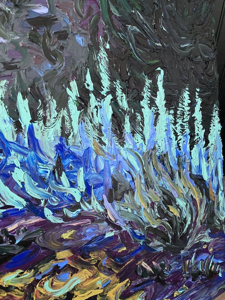 Moonlit Valley | helloart