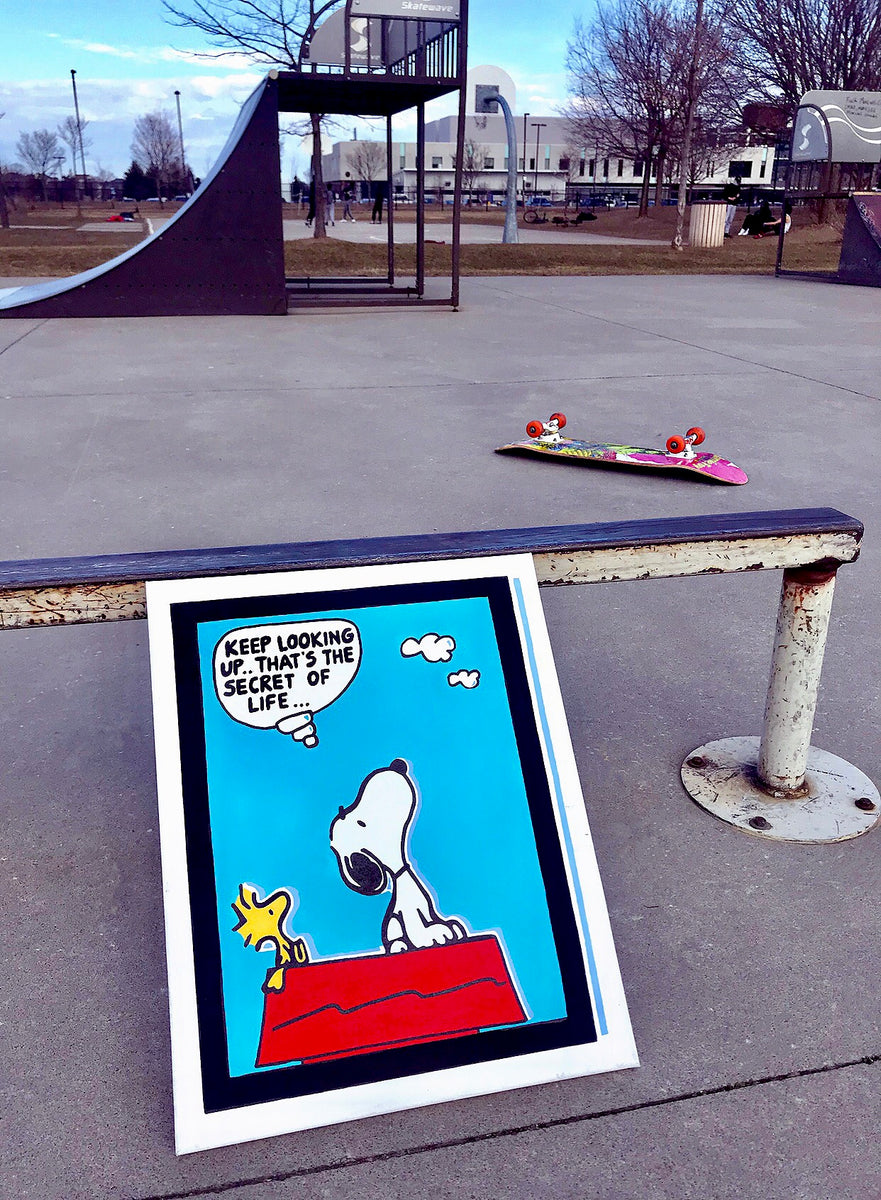 SNOOPY - Keep looking up, that’s the secret to Life... | helloart