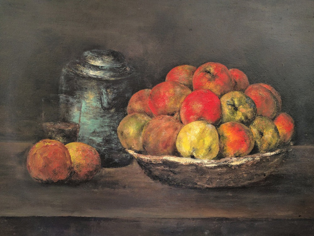 Still Life with Apples and a Pomegranate | helloart