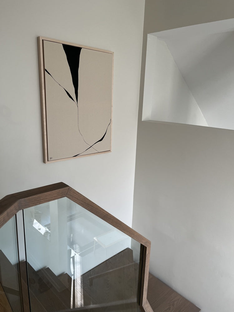 Soul Series - Black on Nude | helloart