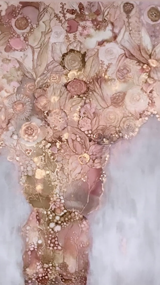 Blushing Bouquet | helloart