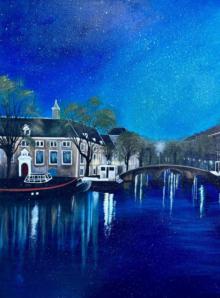 Starry night Amsterdam | helloart