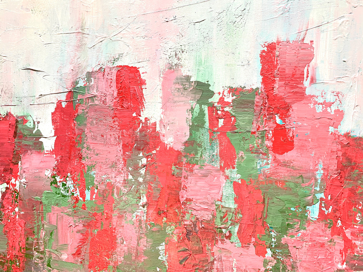 Cityscape - Pink mint | helloart