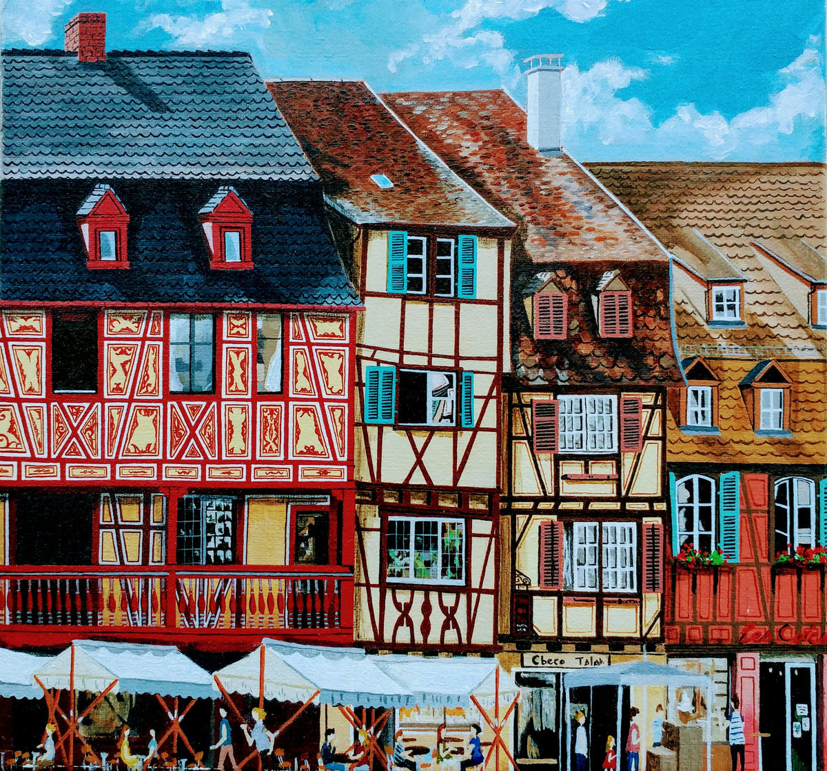 Old town in colmar 3 | helloart