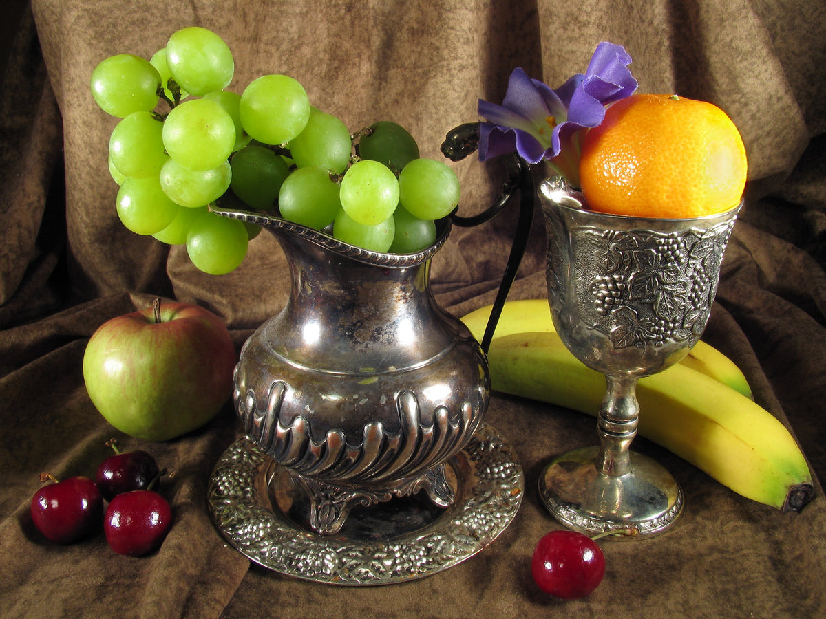 Fruit Still Life With Silver | helloart