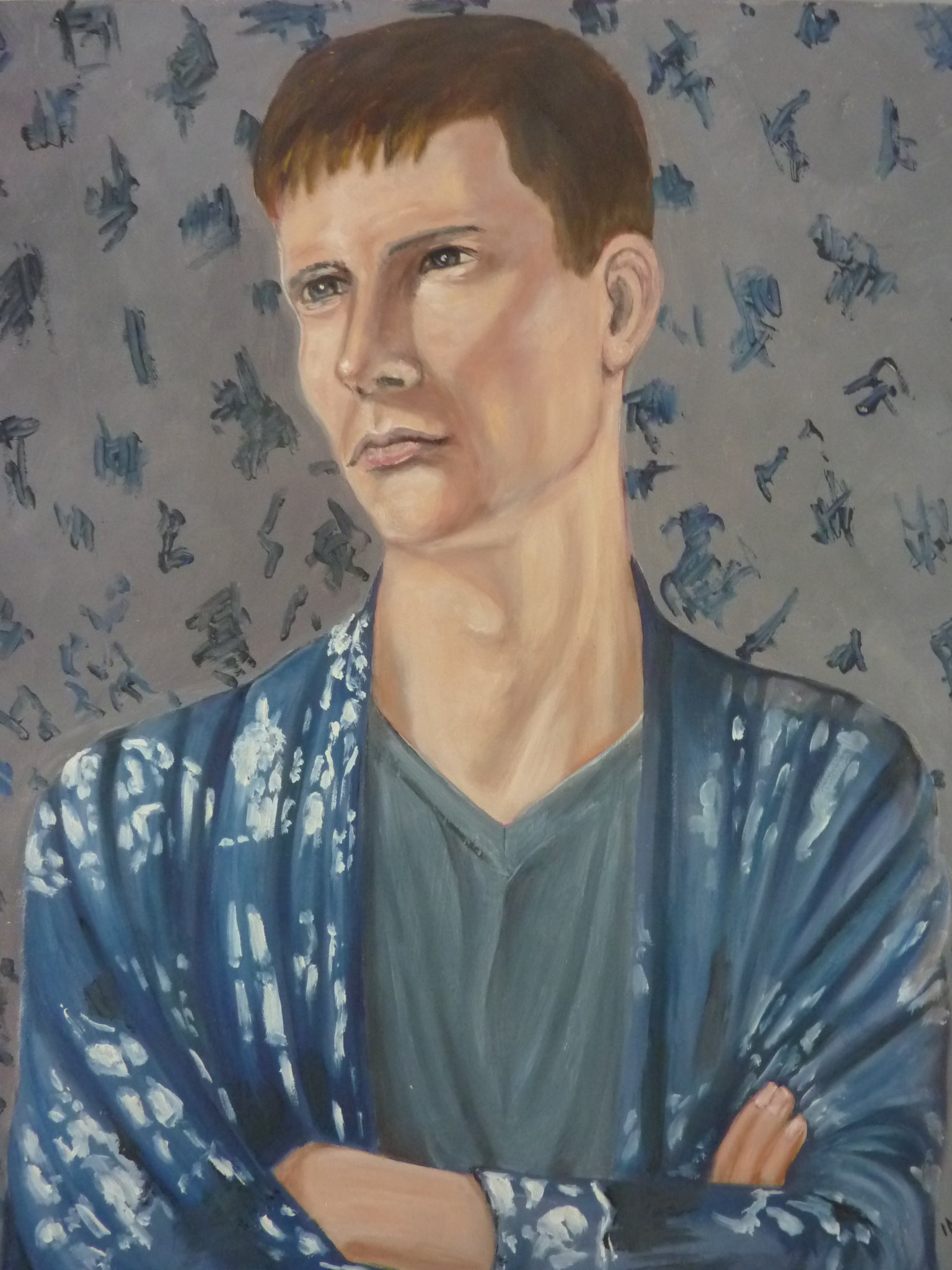 Blue Kimono | helloart