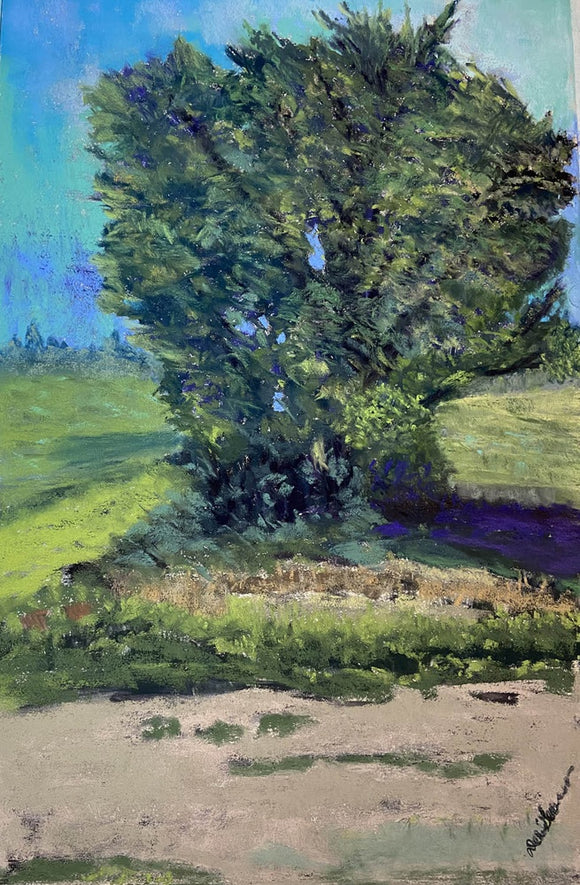 Big Marsh Park, En Plein Air, on Uart 400 grit paper | helloart