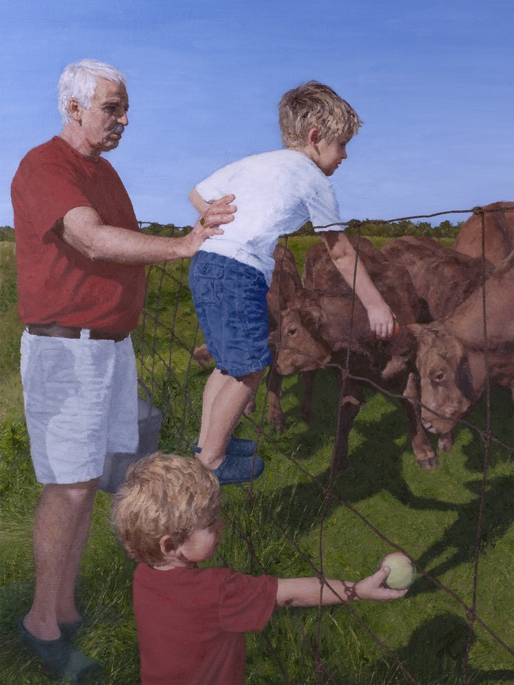 FEEDING THE COWS WITH PAPA | helloart