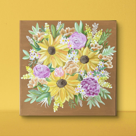 Sunflowers Bouquet | helloart