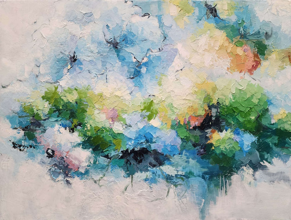 Waterfall of flowers | helloart