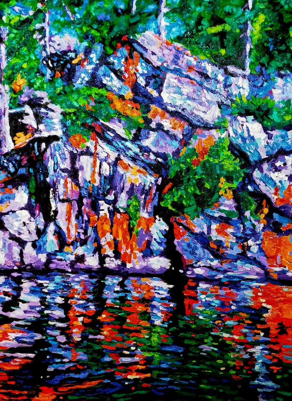 Haystack Island Rockface | helloart